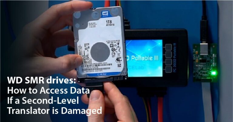 Ổ đĩa WD SMR: Cách truy cập dữ liệu khi Second-Level Translator (Trình biên dịch thứ cấp) bị ...