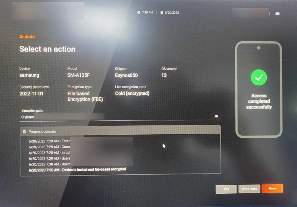 Mở khóa màn hình điện thoại Samsung Galaxy A13 - HTI Services
